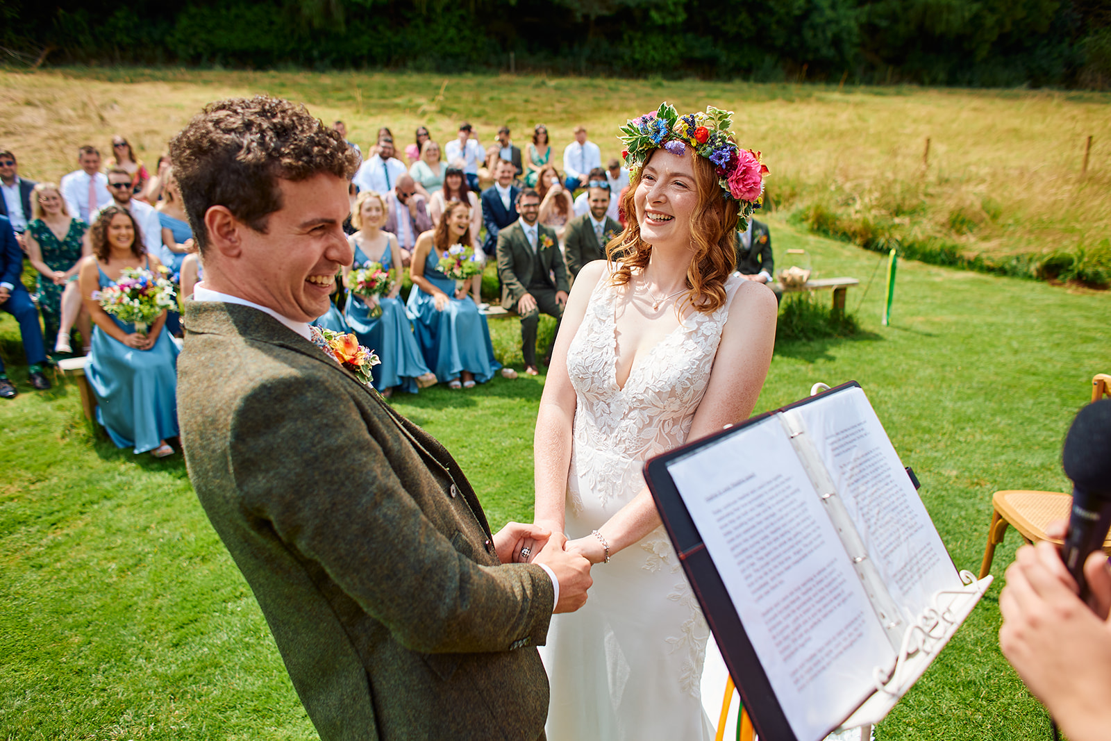 Tipi wedding at Hadsham Farm Oxfordshire - Nick Emm